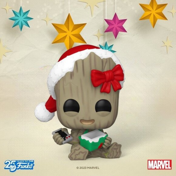 Funko | Toys | Funko Pop Marvel Holiday Groot Opening Gift 44 | Poshmark